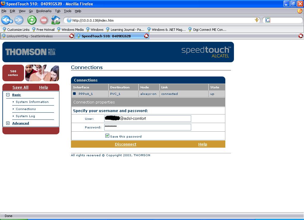 XS4ALL/MXstream Speedtouch HowTo???