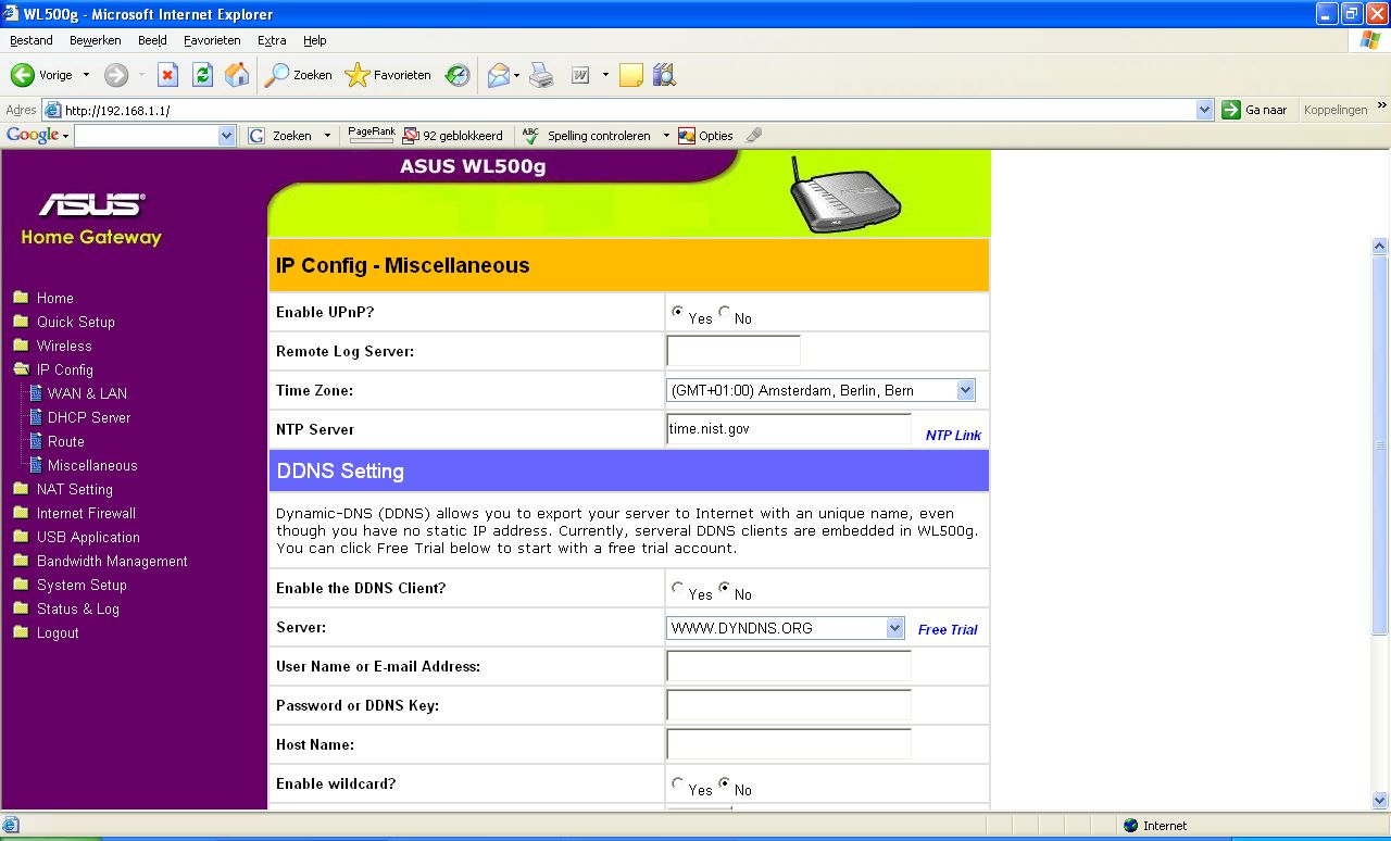 Port forwarding icm Speedtouch 510i